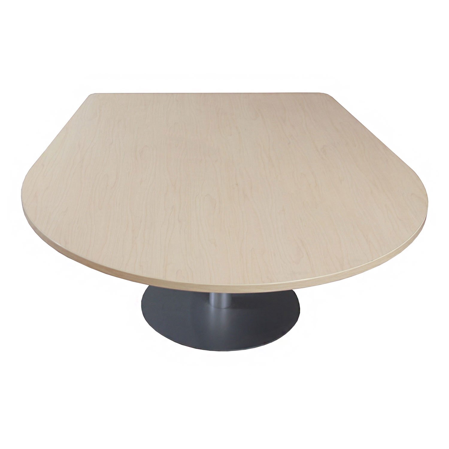 6 Foot Laminate Used Peninsula Shaped Conference Table, Maple ...