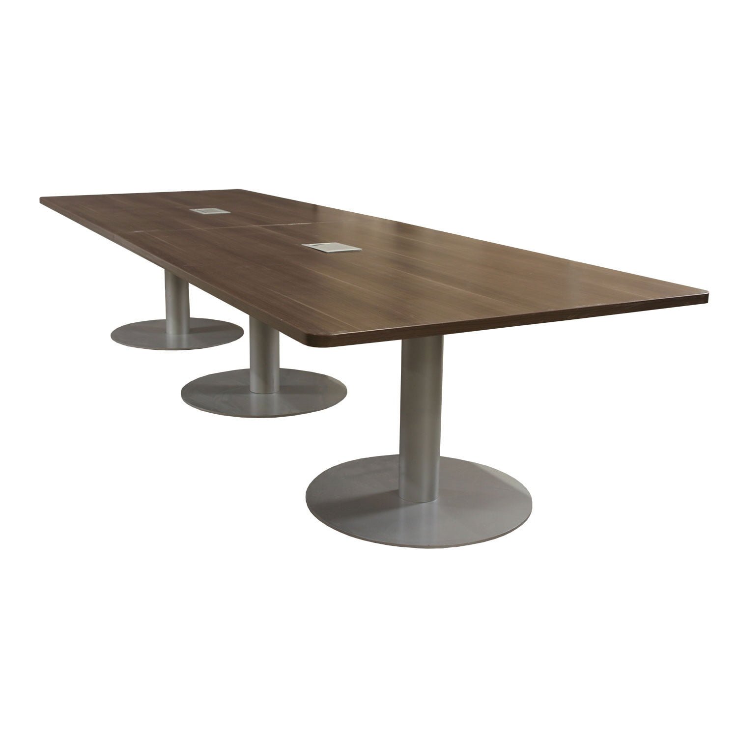 Steelcase 4x12 Used Laminate Conference Table, Blackwood - National ...