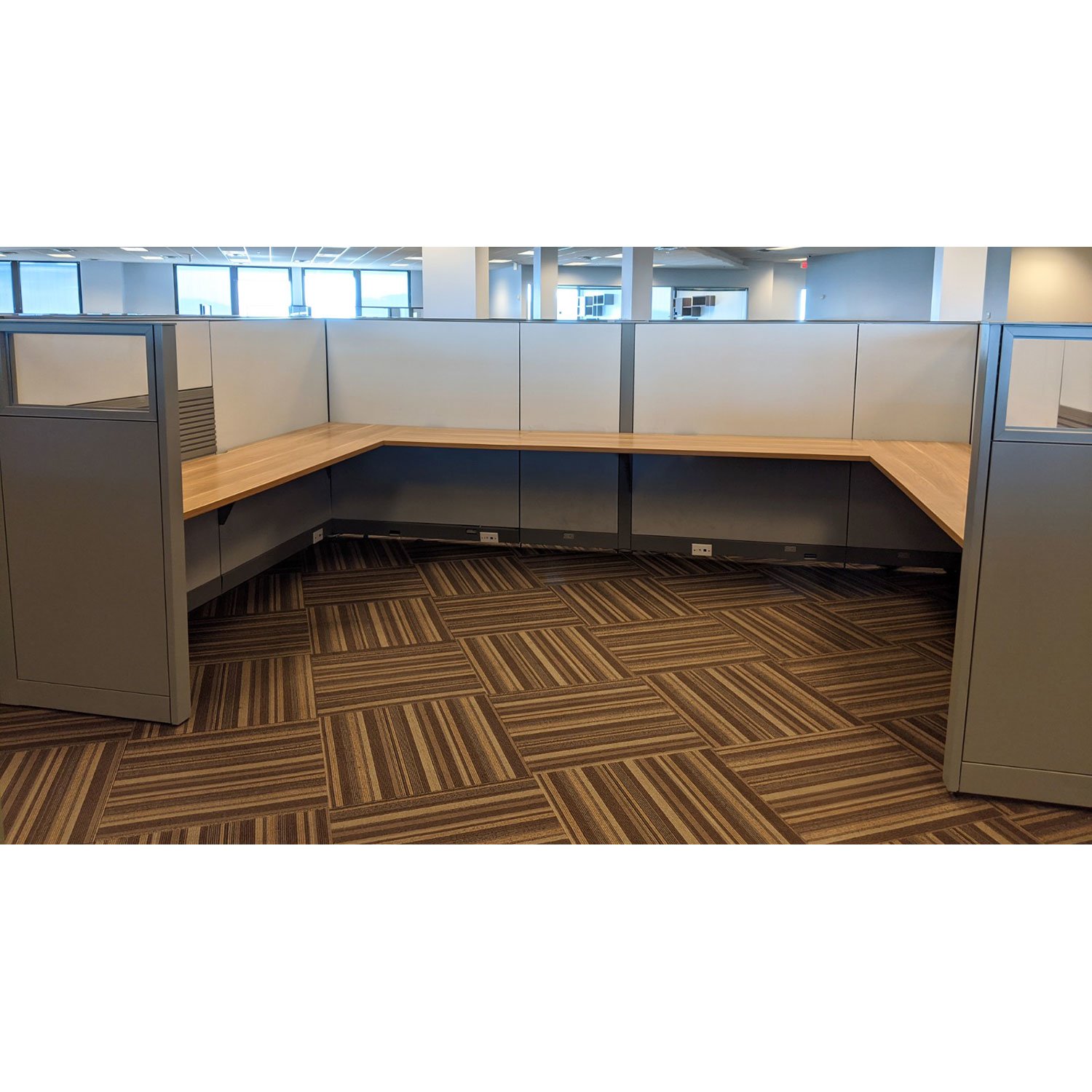 Steelcase Answer 6x8 Buddy Station Used Cubicle - Sold in Pods ...