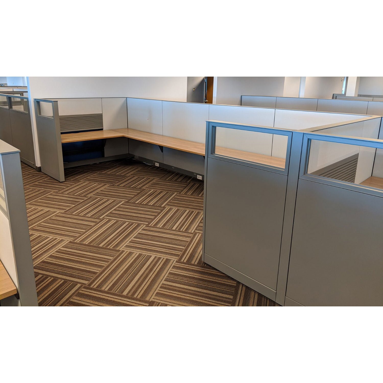 Steelcase Answer 8x6 Buddy Station Used Cubicle - Sold in Rows ...