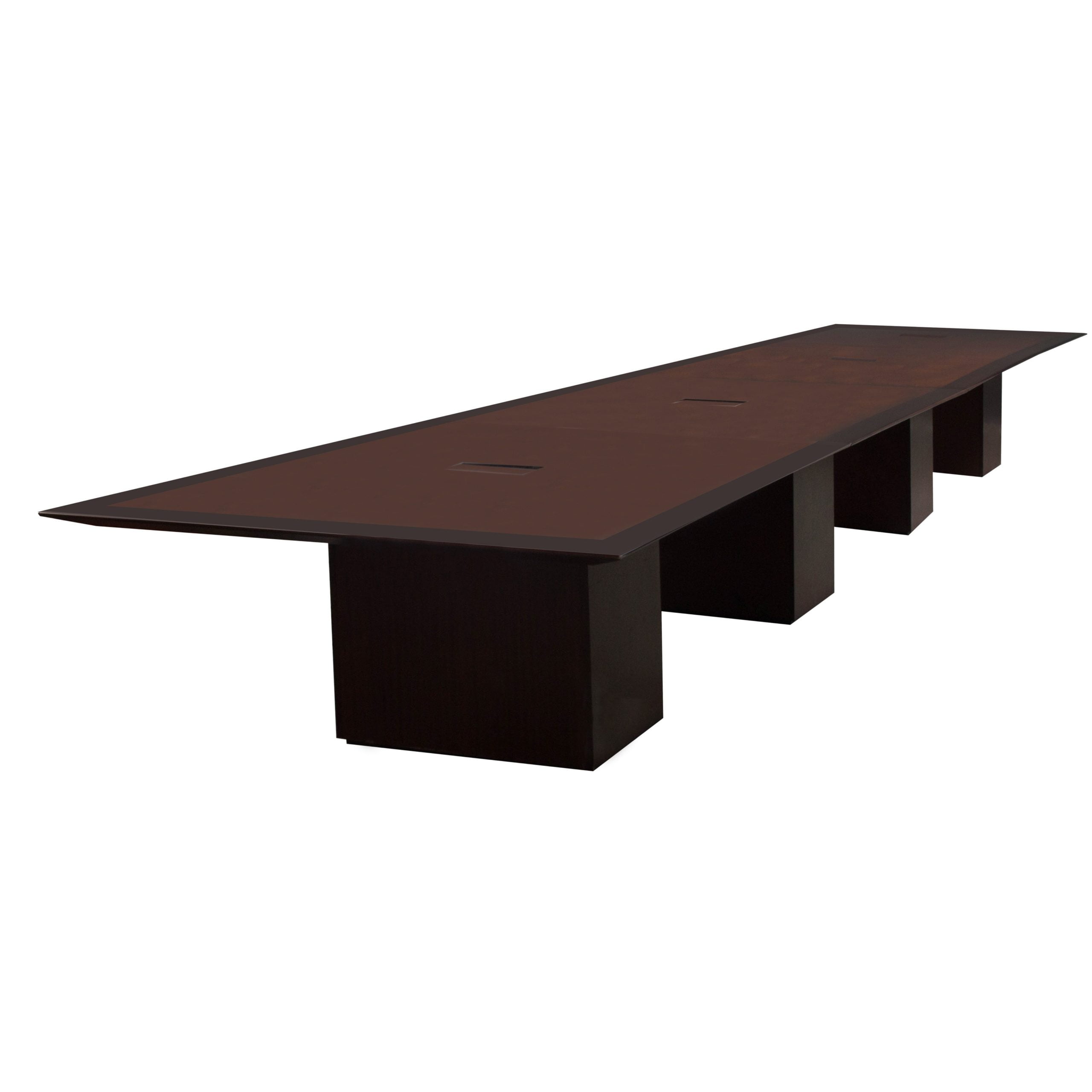 24 Foot Used Veneer Conference Table, Walnut - National Office ...