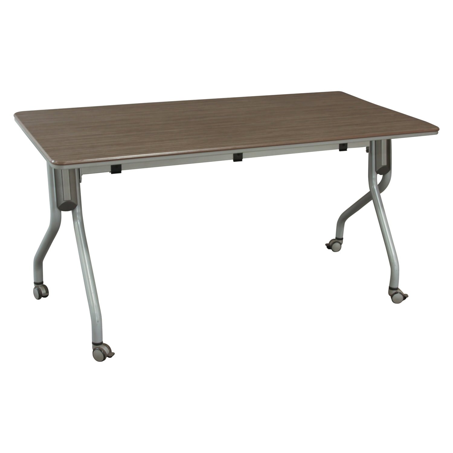 30x60 Inch Used Mobile Folding Table, Gray - National Office Interiors ...