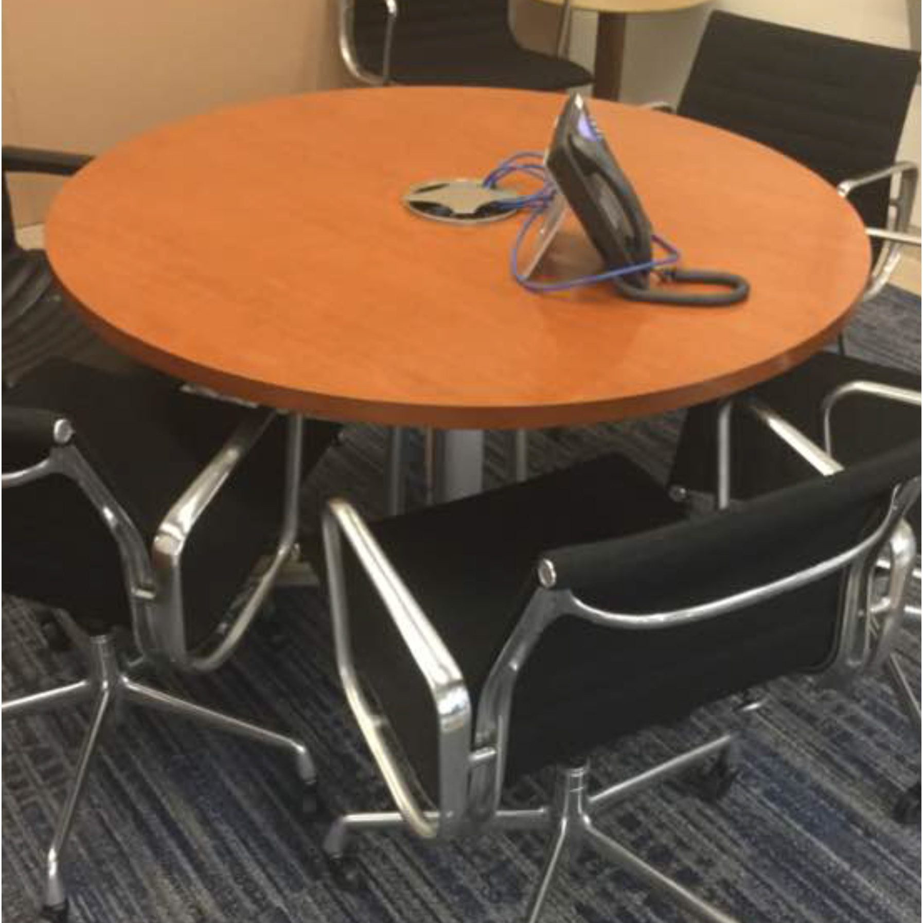 Used 48" Round Table Veneer, Cherry - National Office Interiors and ...
