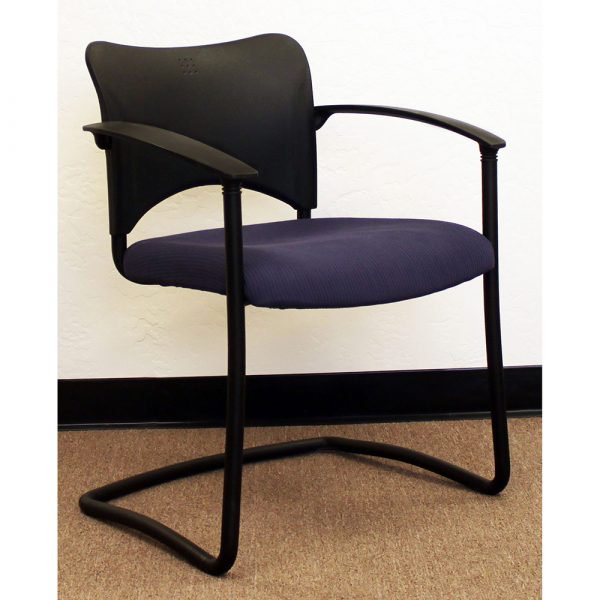 Teknion Amicus Used Side Chair, Purple and Black - National Office ...