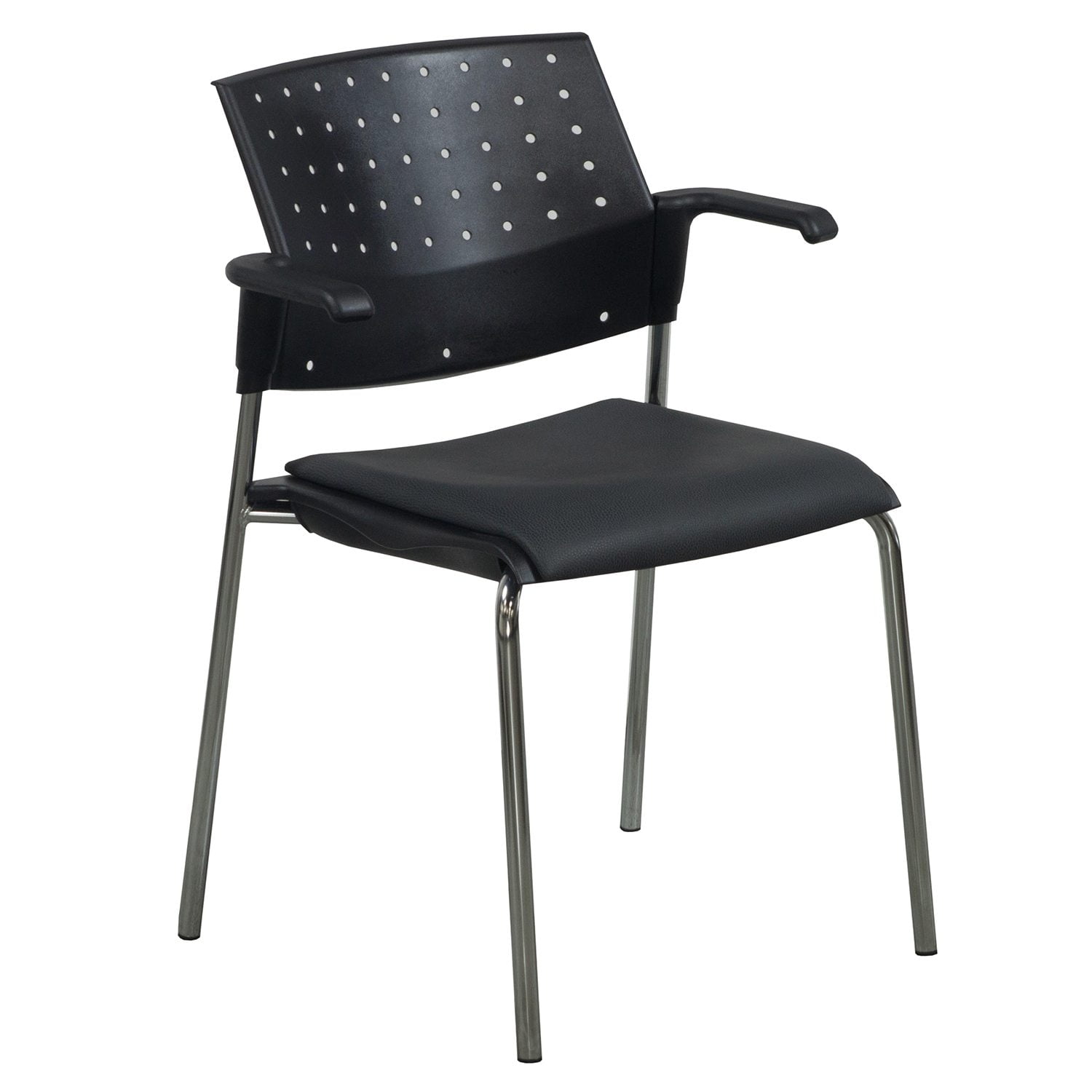 Global Sonic Used Stack Chair, Black - National Office Interiors and ...