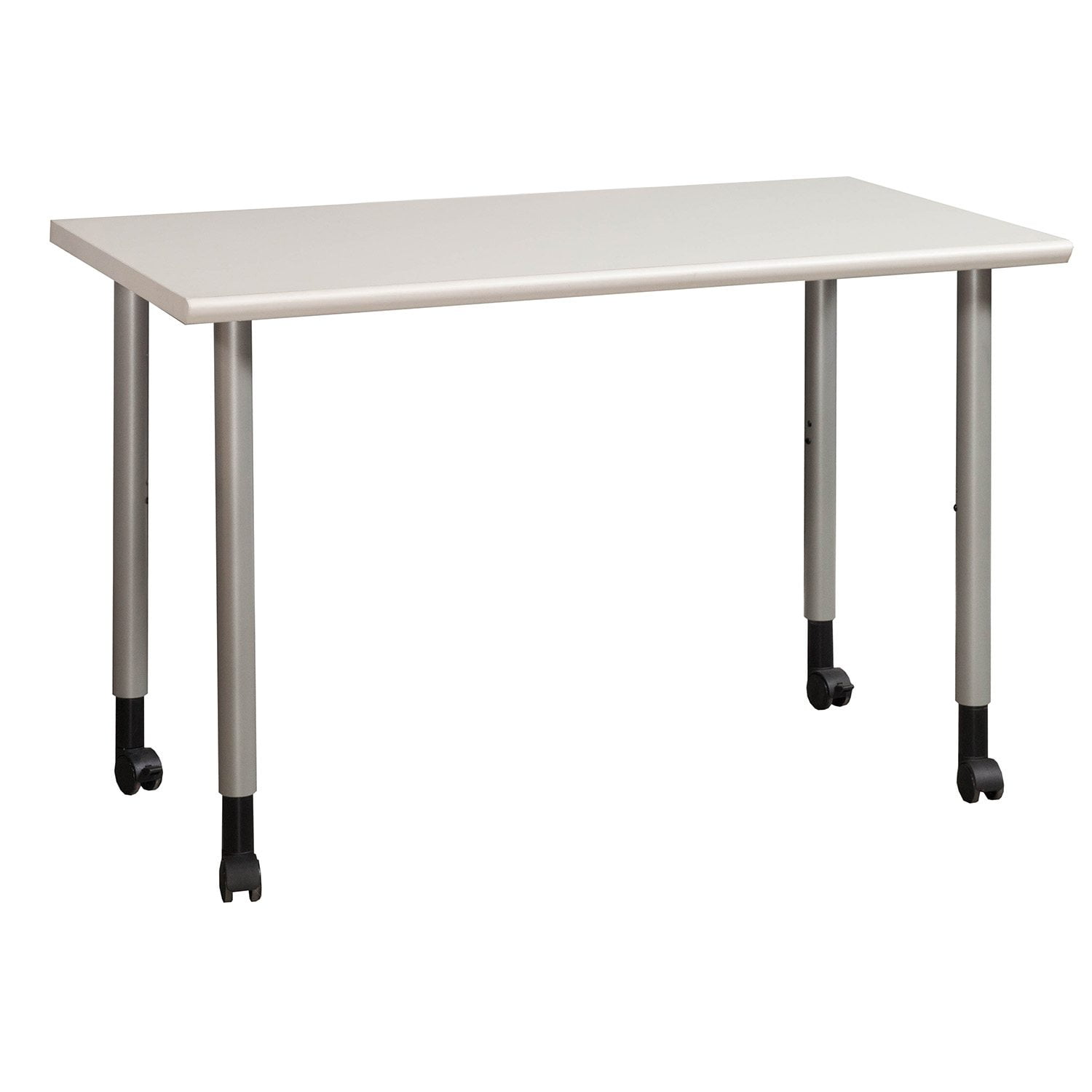 Haworth Used Mobile Adjustable Height Table, White - National Office ...