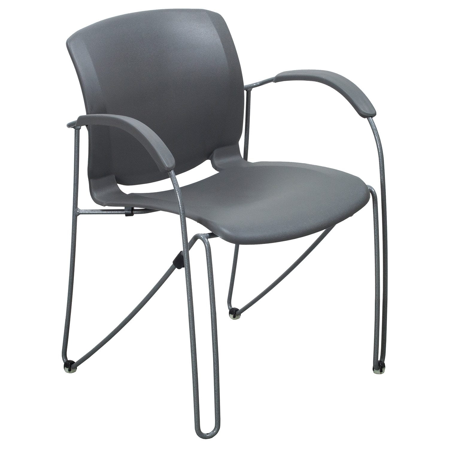 Haworth Zooey Chu Used Stack Chair, Gray - National Office Interiors ...