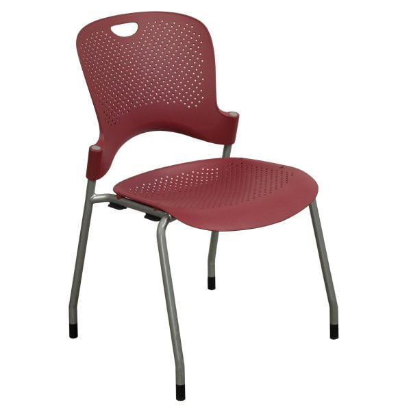 Herman Miller Caper Used Armless Stack Chair, Red - National Office ...