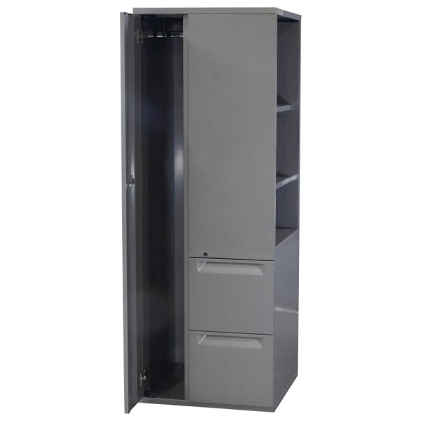 Herman Miller Left Vertical Used Storage File Tower, Silver - National ...