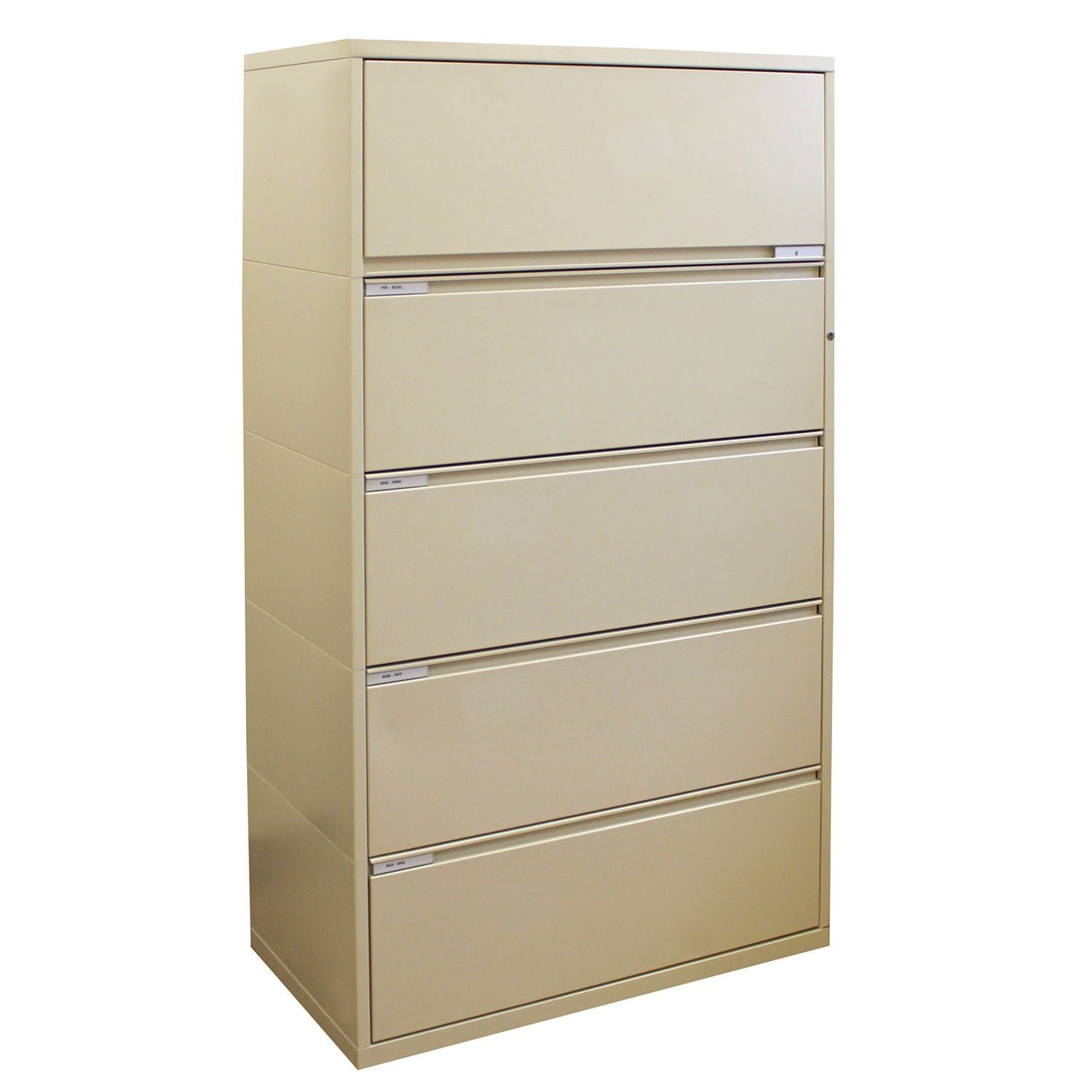 Herman Miller Meridian 5 Drawer Cream Used Lateral File 36 Inch ...