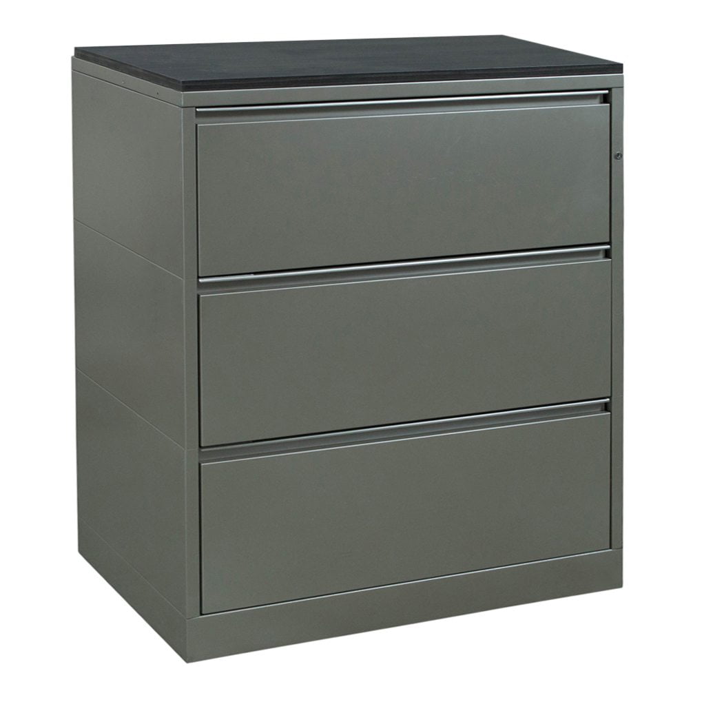 Herman Miller Meridian Used 3 Drawer 36 Inch Silver Lateral File ...