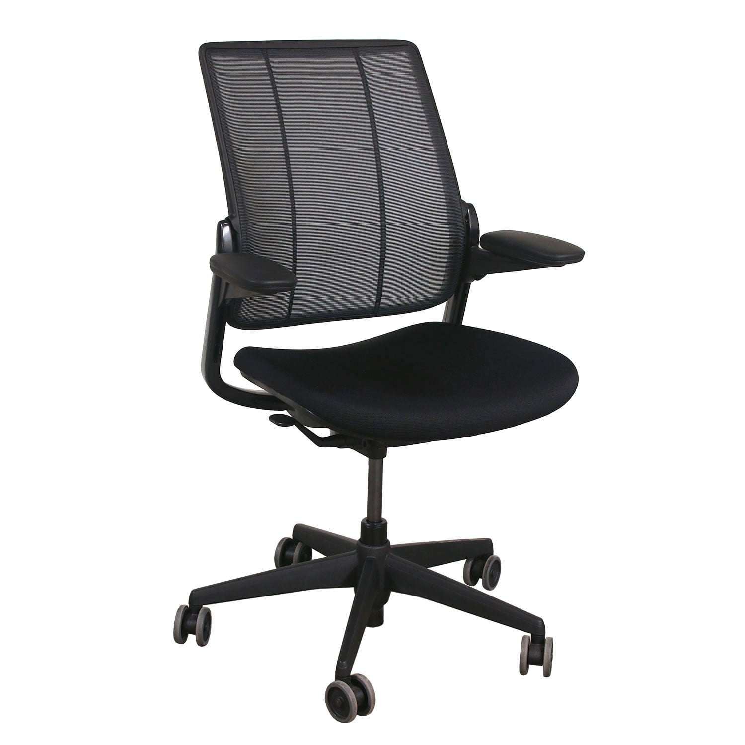 Humanscale Diffrient Smart Used Mesh Back Task Chair, Black - National ...
