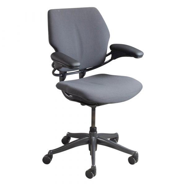Humanscale Freedom Used Mid Back Task Chair, Hematite - National Office ...