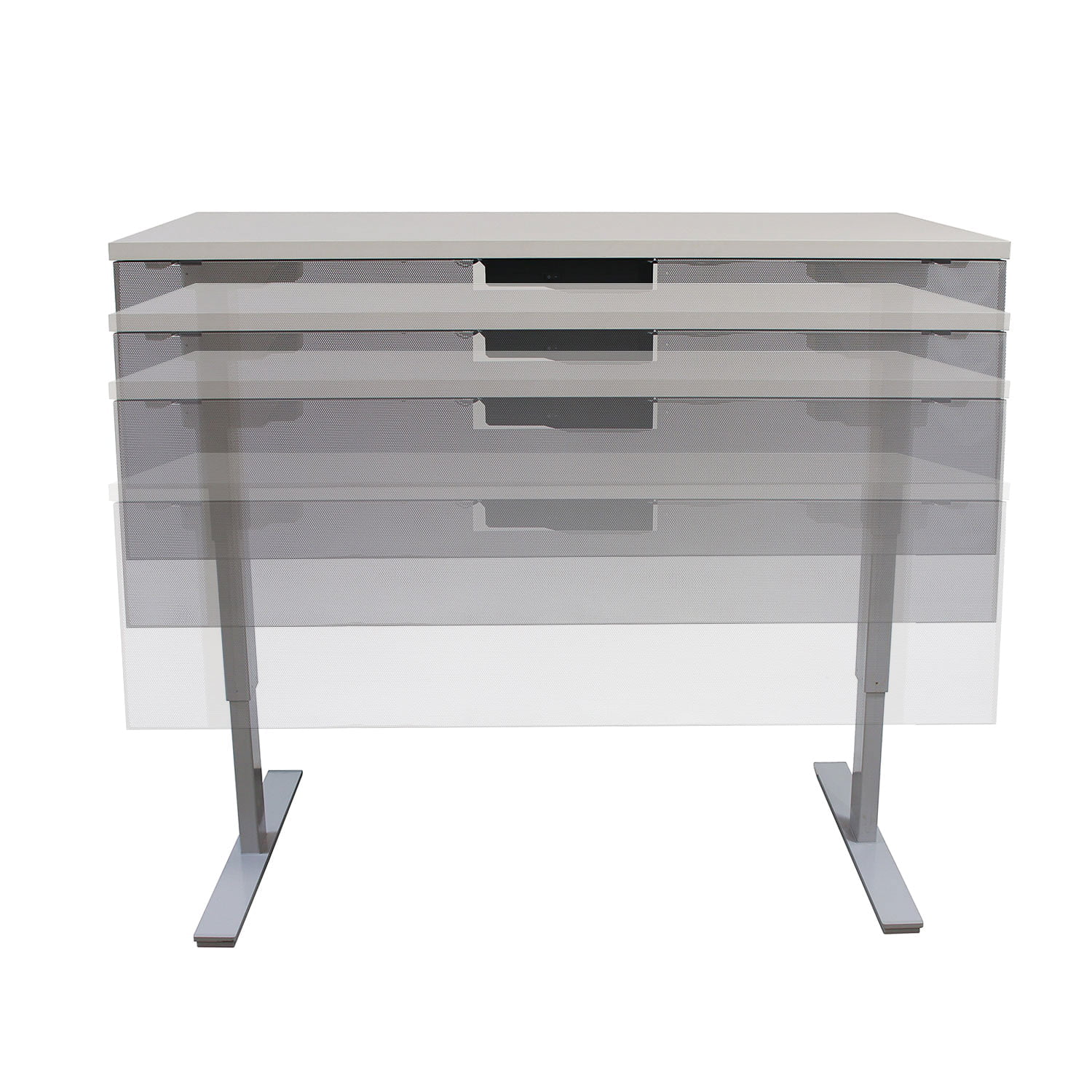 KI Toggle Used 30x60 Adjustable Height Training Table, White - National ...