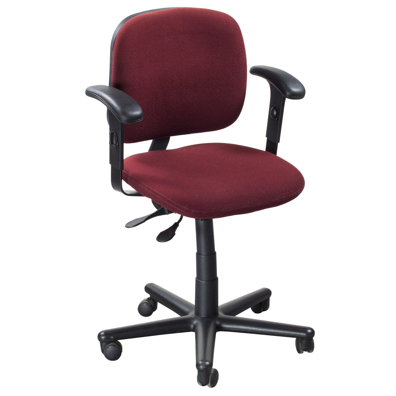 Kimball Used Task Chair, Burgundy - National Office Interiors and ...