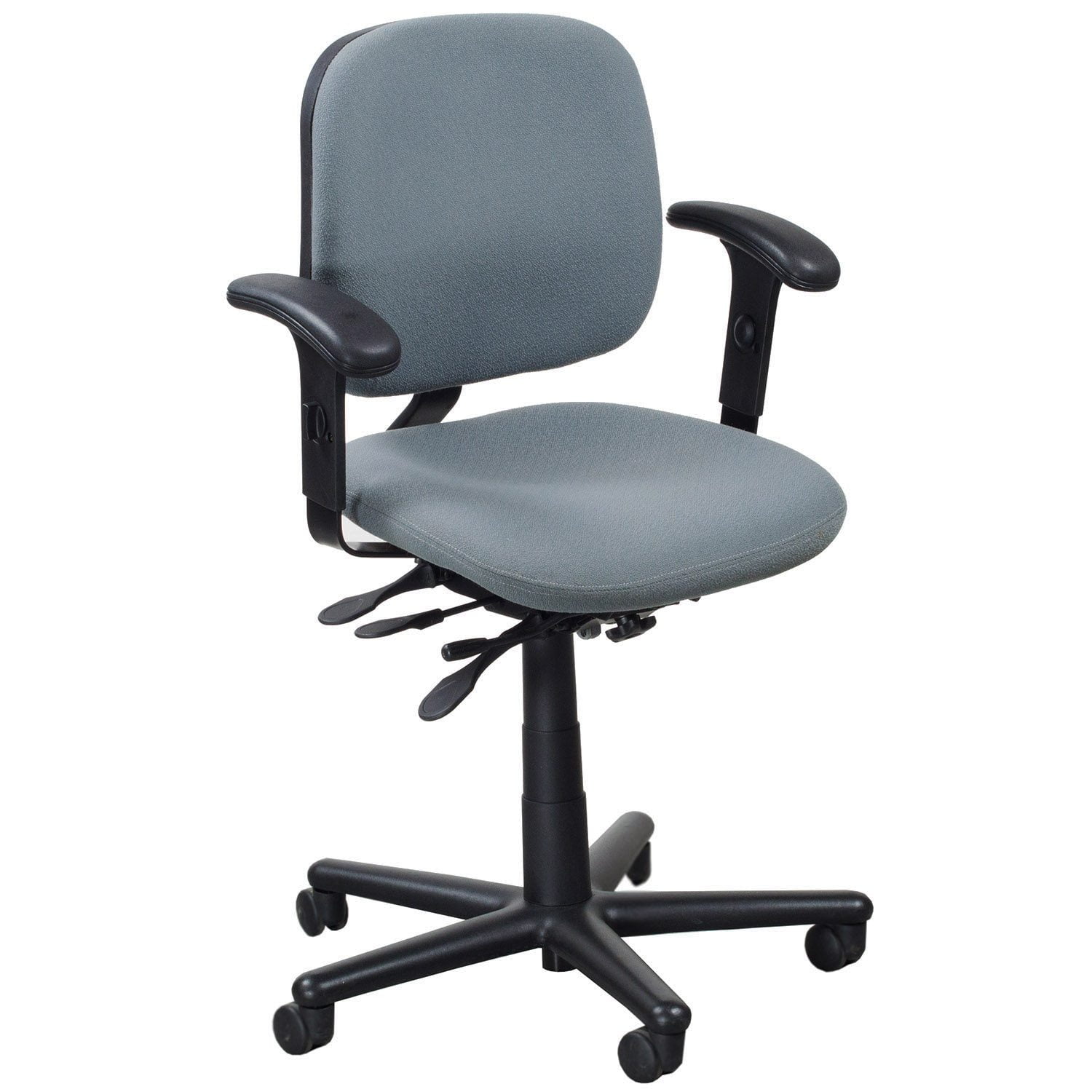 Kimball Used Task Chair, Gray Patterned - National Office Interiors and ...