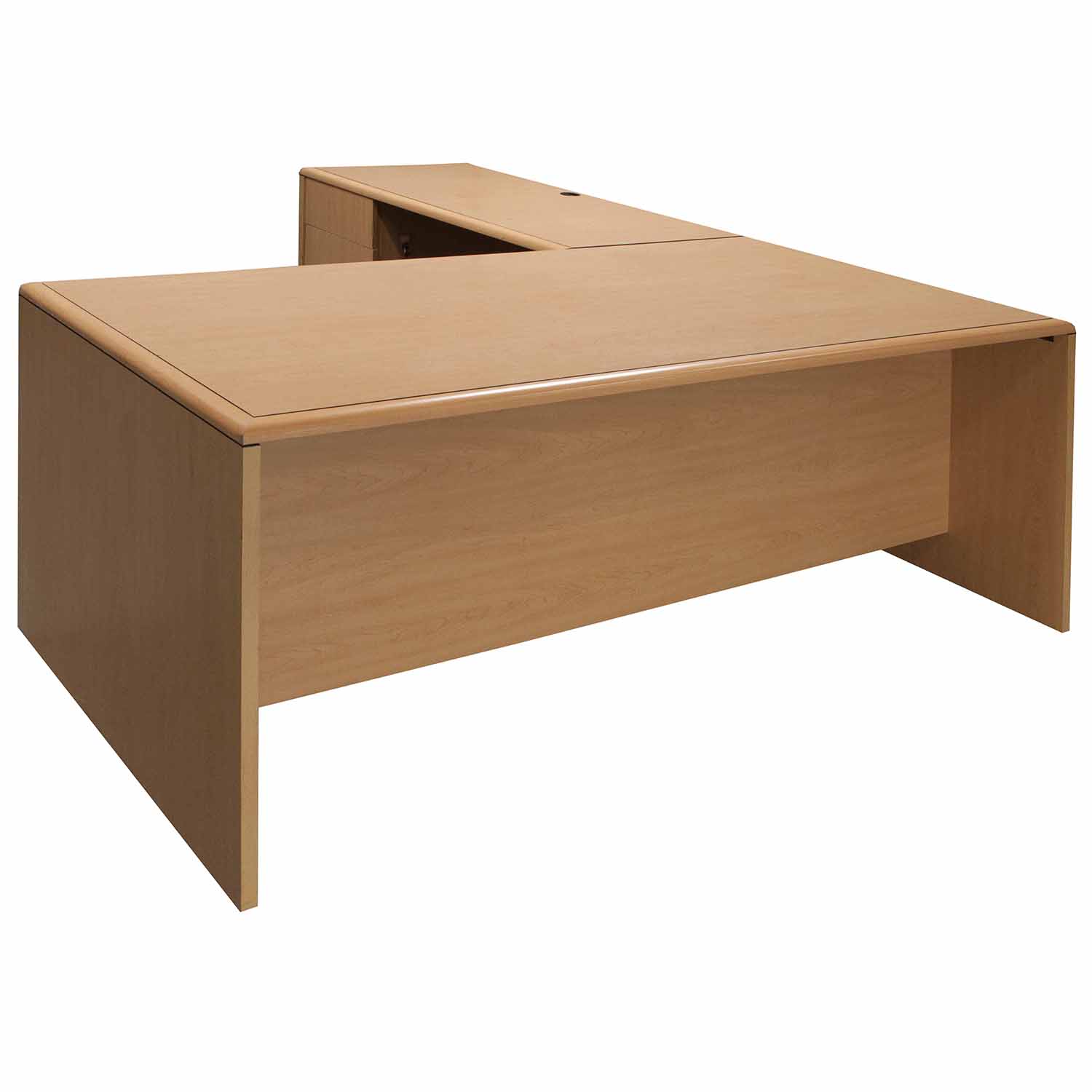 Kimball Used L Shape Left Return Laminate 36X72 Desk, Maple - National ...