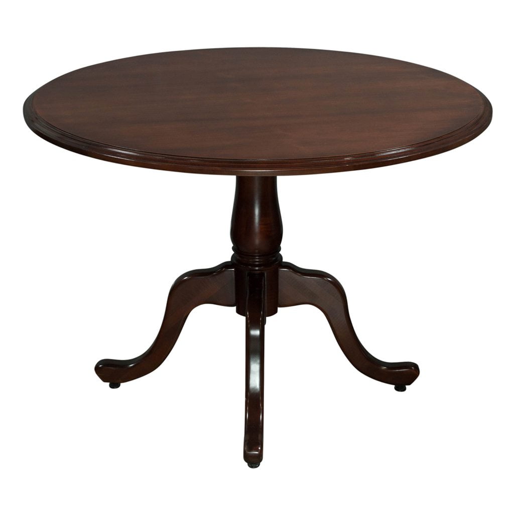 Kimball Senator Used 42 Inch Veneer Conference Table, Walnut - National ...