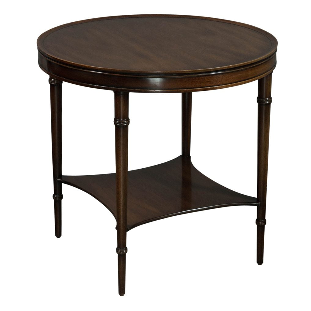 Kittinger Used Veneer Round End Table, Walnut - National Office ...