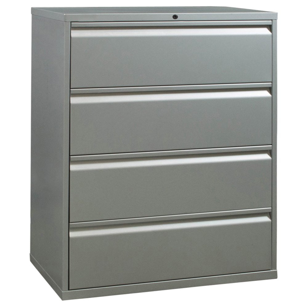 Knoll Calibre 4 Drawer Used 36 Inch Lateral File, Silver - National ...