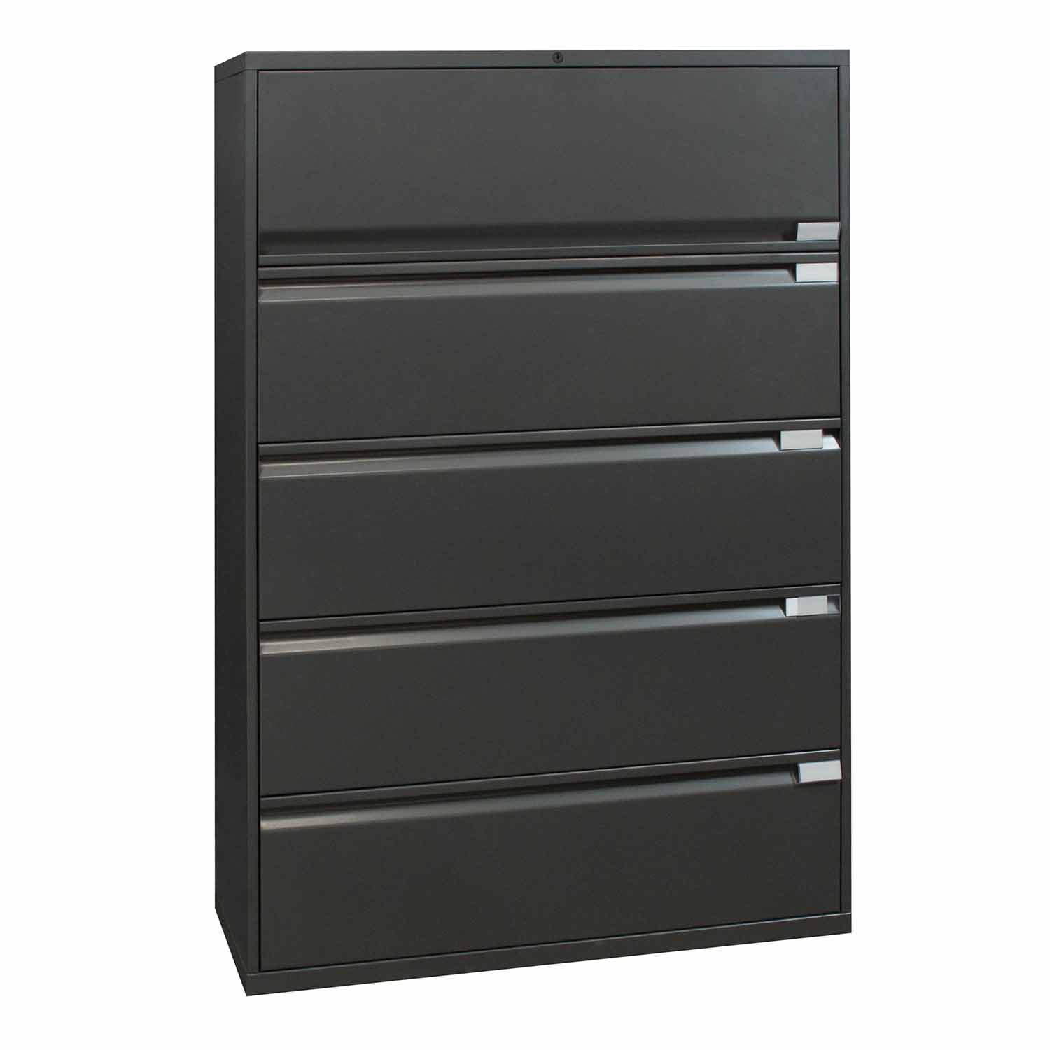 Knoll Calibre 5 Drawer Used 42 Inch Lateral File, Dark Gray - National ...