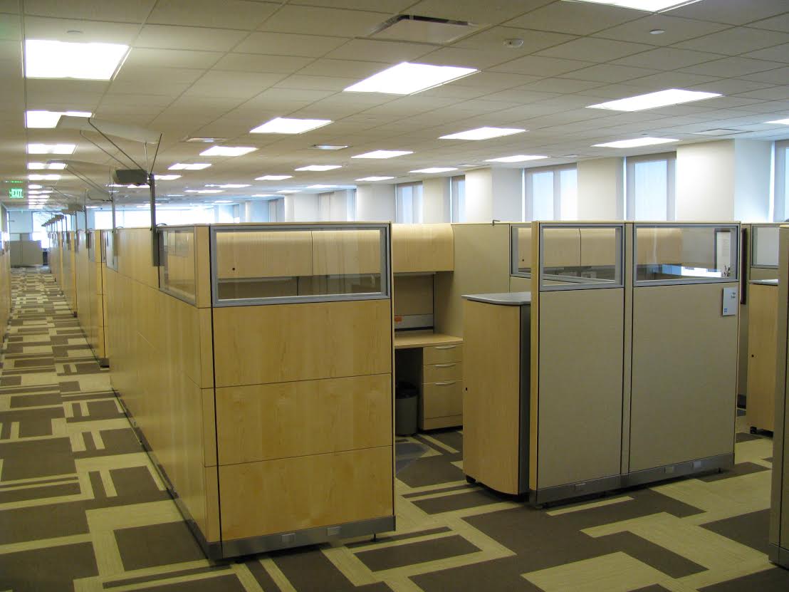 8 x 8 Knoll Used Cubicles, Maple - National Office Interiors and ...