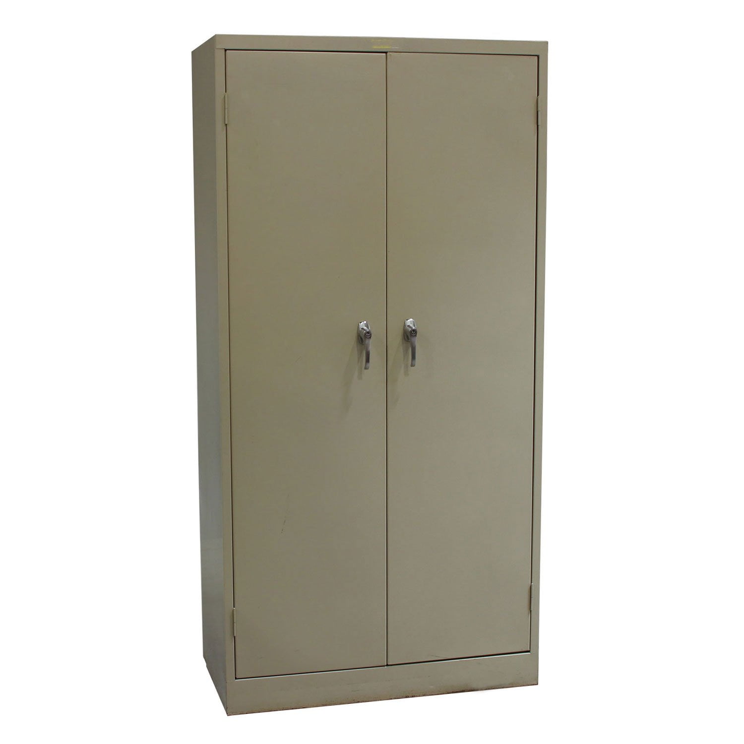 Metal Used 2 Door Storage Cabinet, Putty - National Office Interiors ...