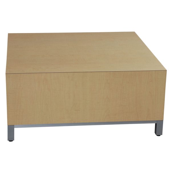 National Swift Used 36 Inch Square Coffee Table, Maple - National ...