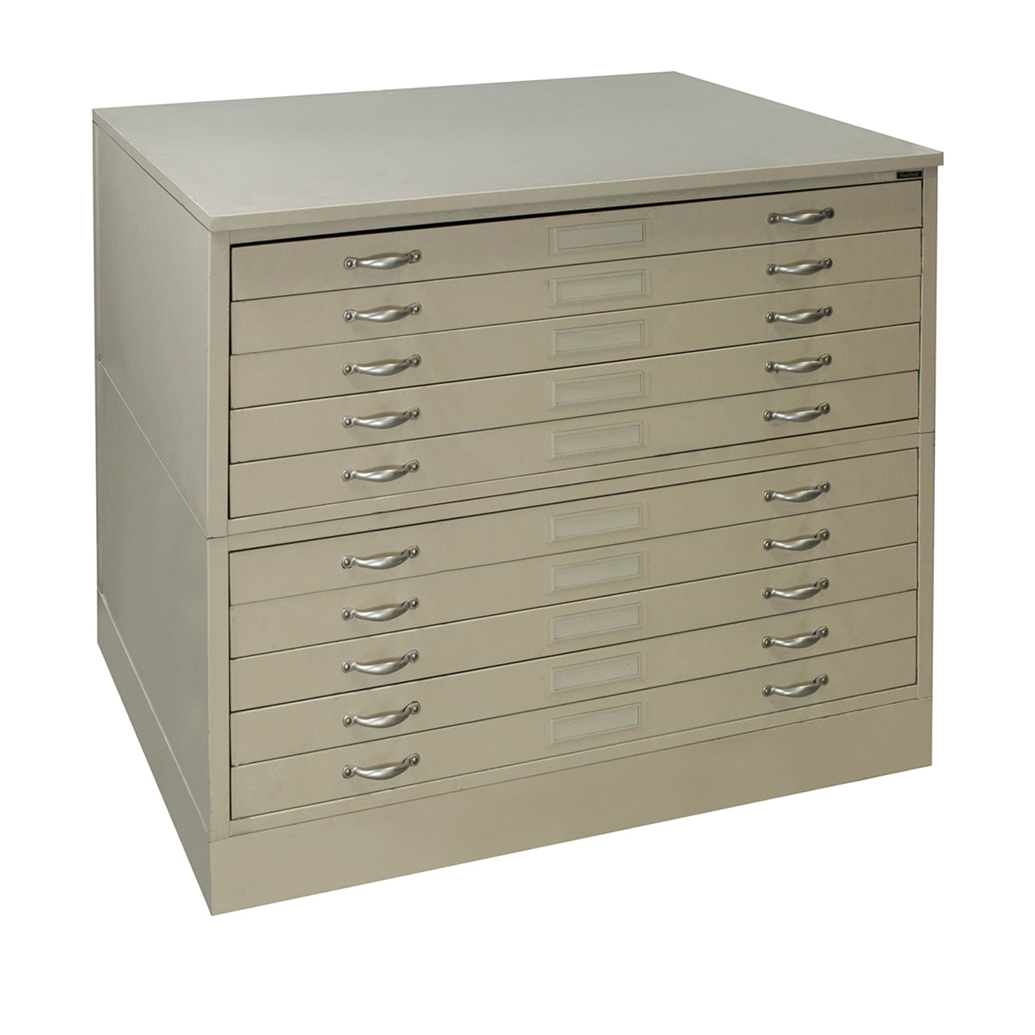 PlanHold Used 10 Drawer Flat Files, Putty - National Office Interiors ...
