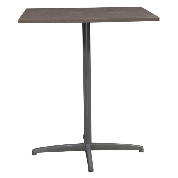 Square Used 36 Inch Bar Height Cafe Table, Speckled Creme - National ...
