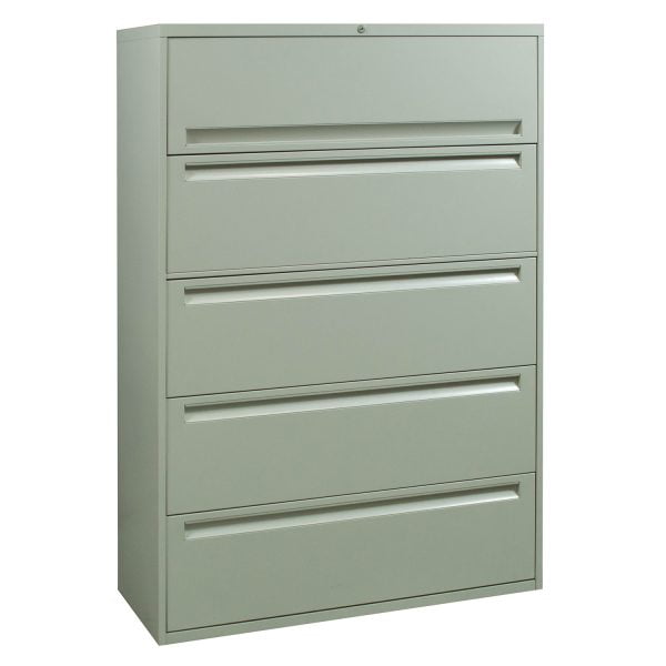Steelcase 5 Drawer Used 42 Inch Lateral File, Putty - National Office ...