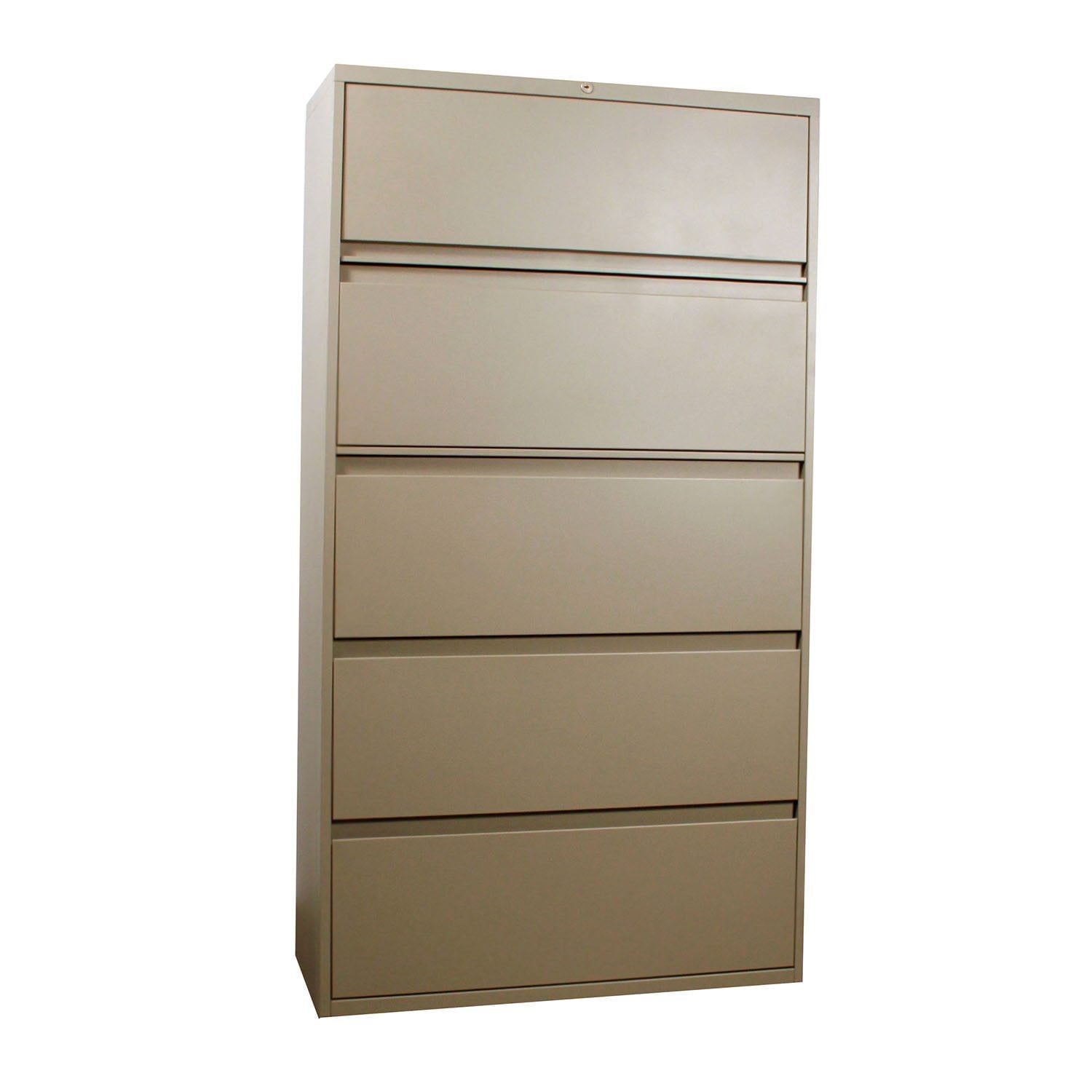 Steelcase Used 5 Drawer Putty 30 Inch Lateral File - National Office ...