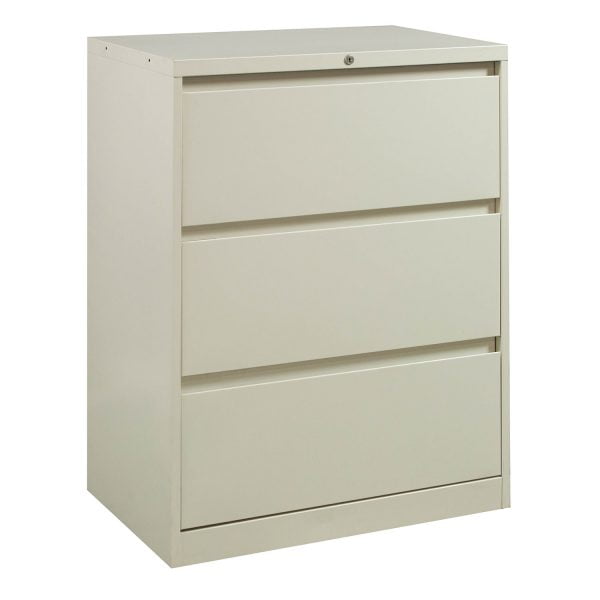 Steelcase 900 Series Used 3 Drawer Lateral File, Creme - National ...