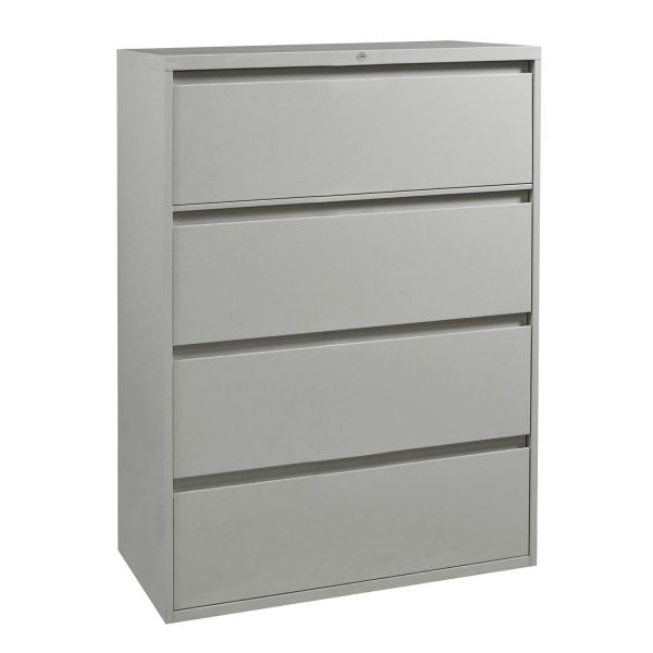 Steelcase 900 Series Used 4 Drawer 36 Inch Lateral File, Light Gray ...