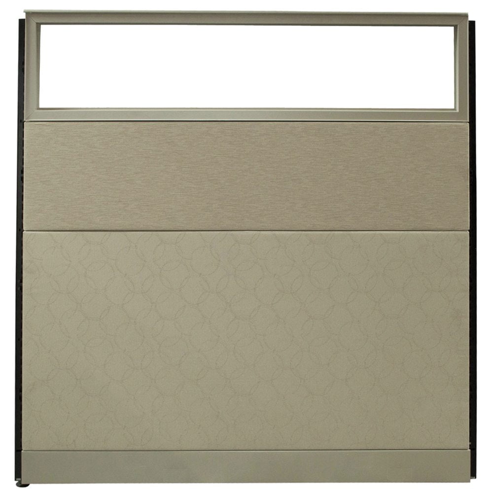 Steelcase Answer Used 48x54 Glass Top Panel, Metallic - National Office ...