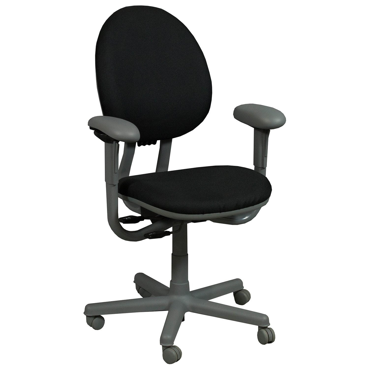 Steelcase Criterion Used High-Back Task Chair, Black - National Office ...