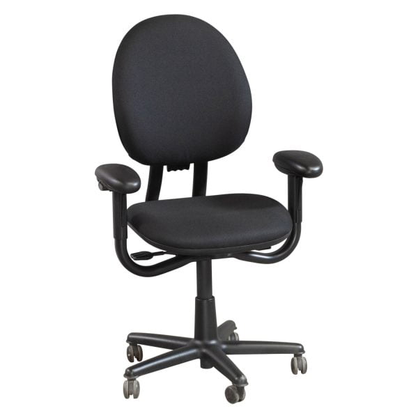Steelcase Criterion Used High Back Task Chair, Black - National Office ...