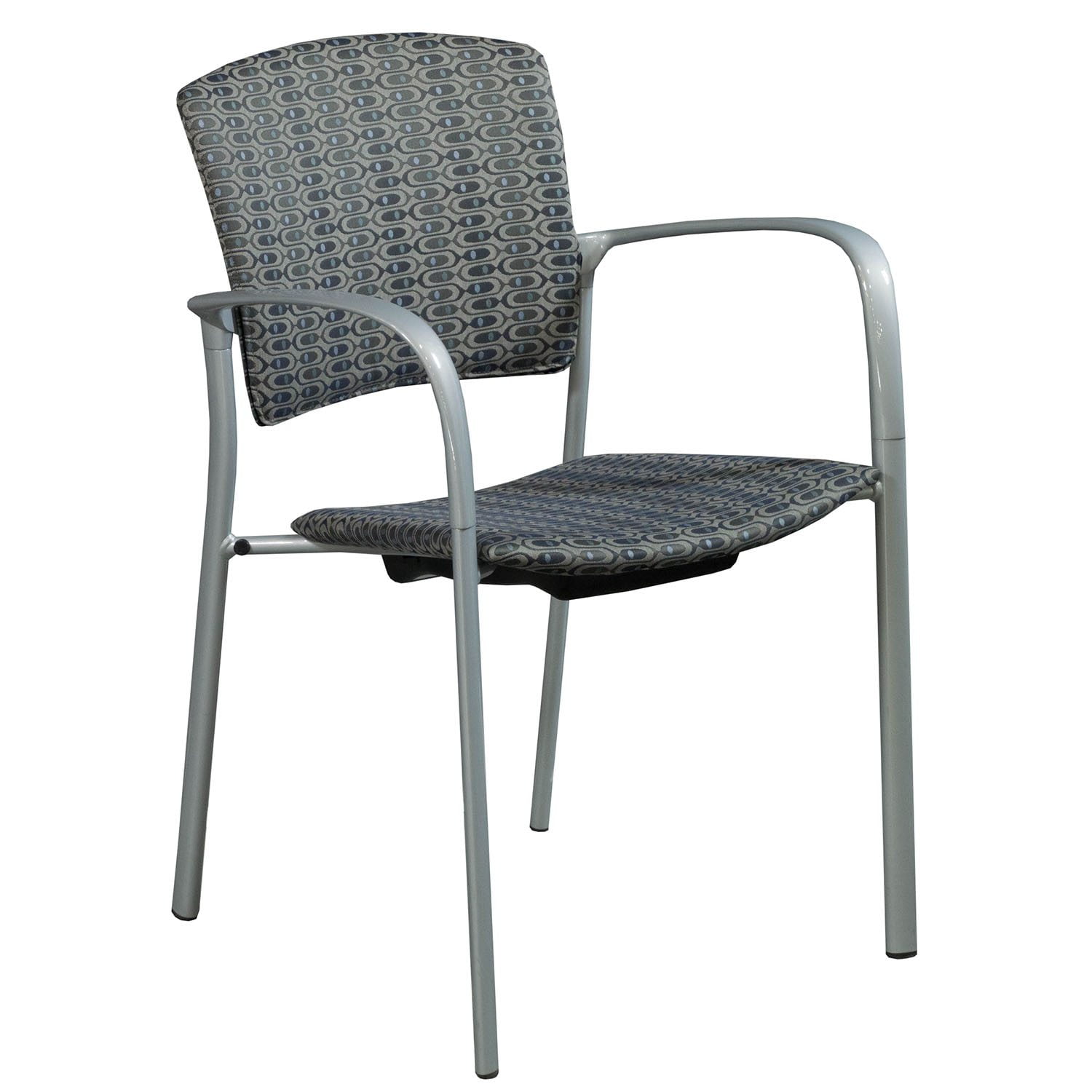 Steelcase Enea Used Stack Chair, Gray Pattern - National Office ...