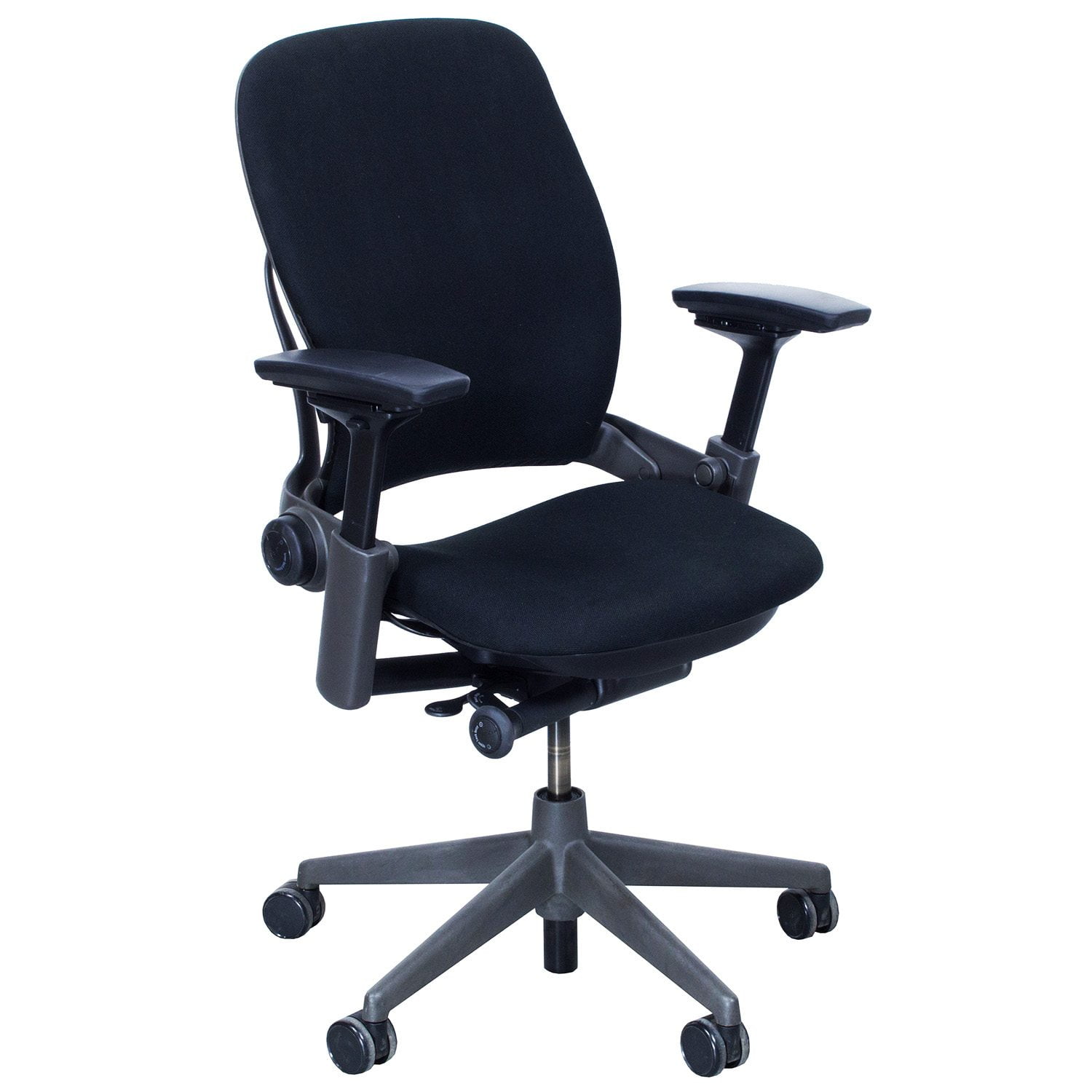 Steelcase Leap Used Task Chair, Black - National Office Interiors and ...