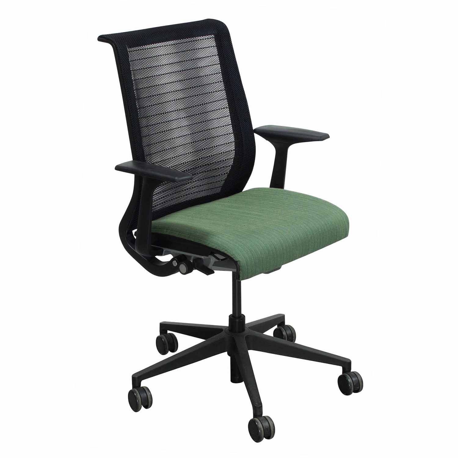 Steelcase Think Used Mesh Back Conference Chair, Green Line - National ...