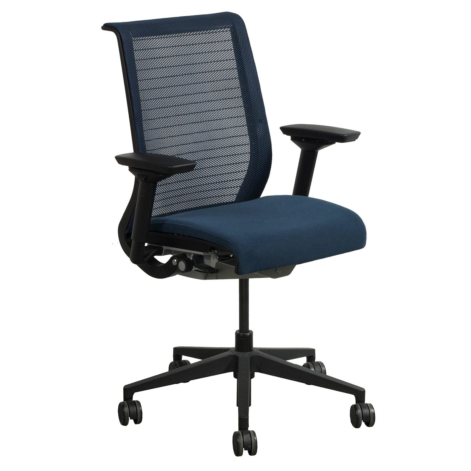 Steelcase Think Used Mesh Back Task Chair, Blue - National Office ...