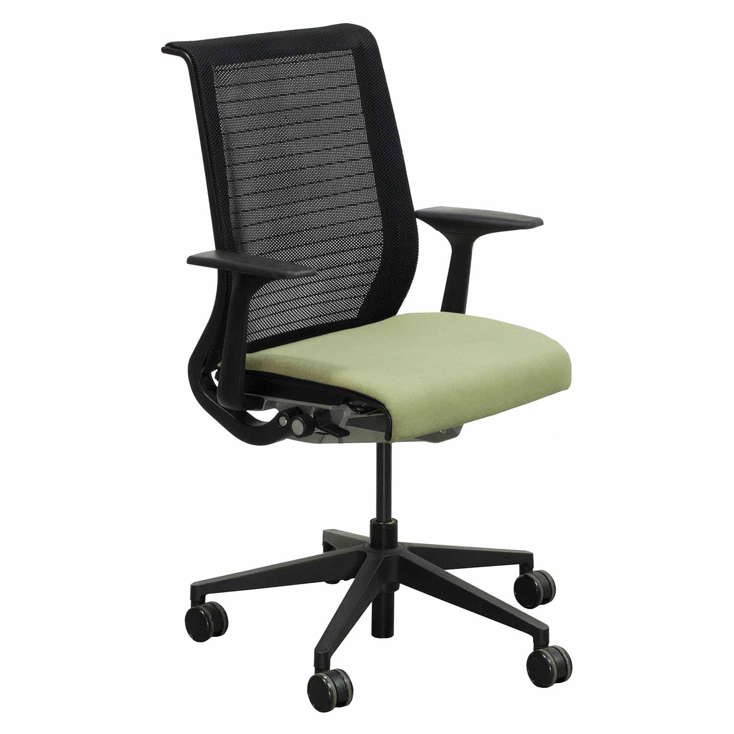 Steelcase Think Used Mesh Back Conference Chair, Light Green - National ...
