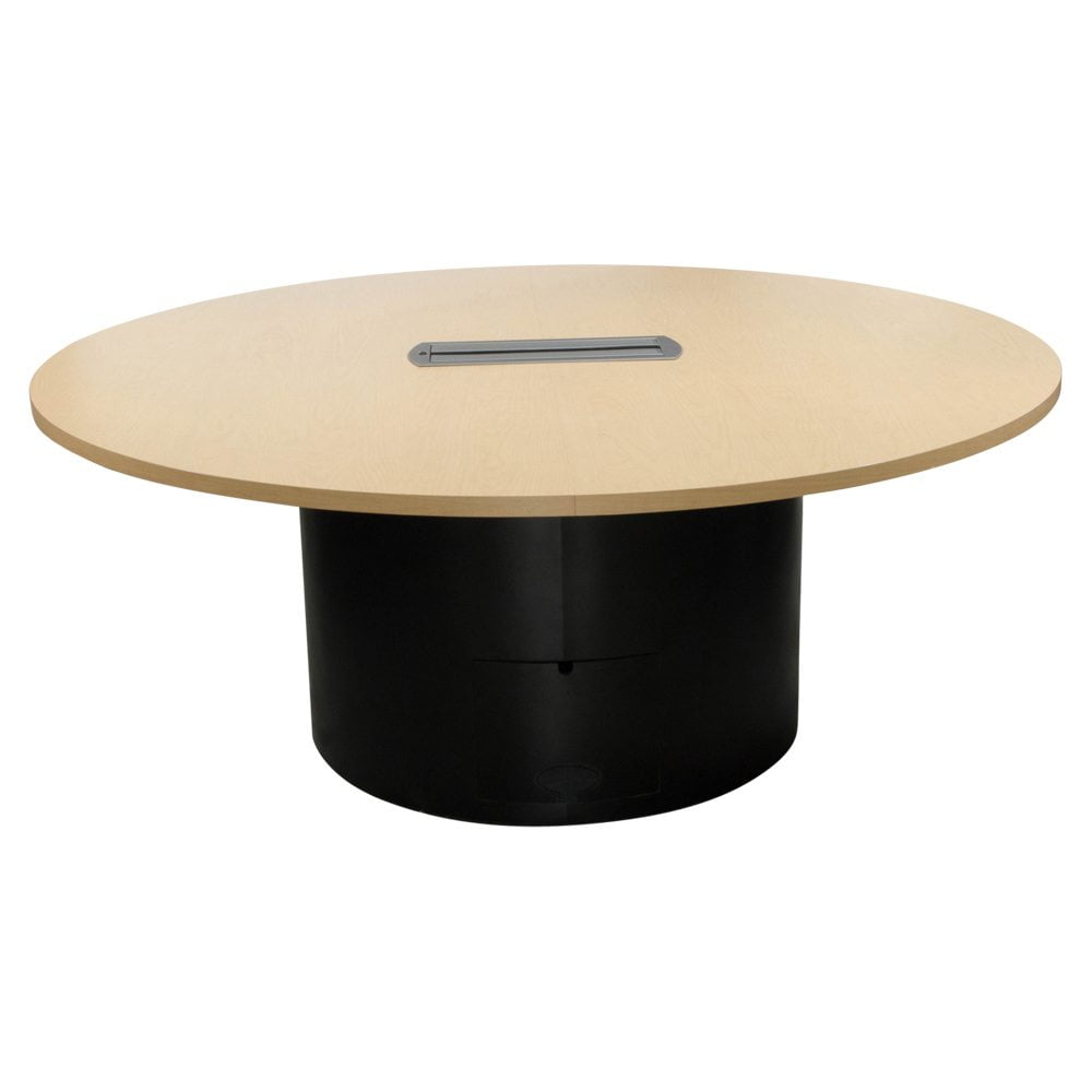 Steelcase Vecta Used Laminate 72 Inch Round Table, Maple - National ...