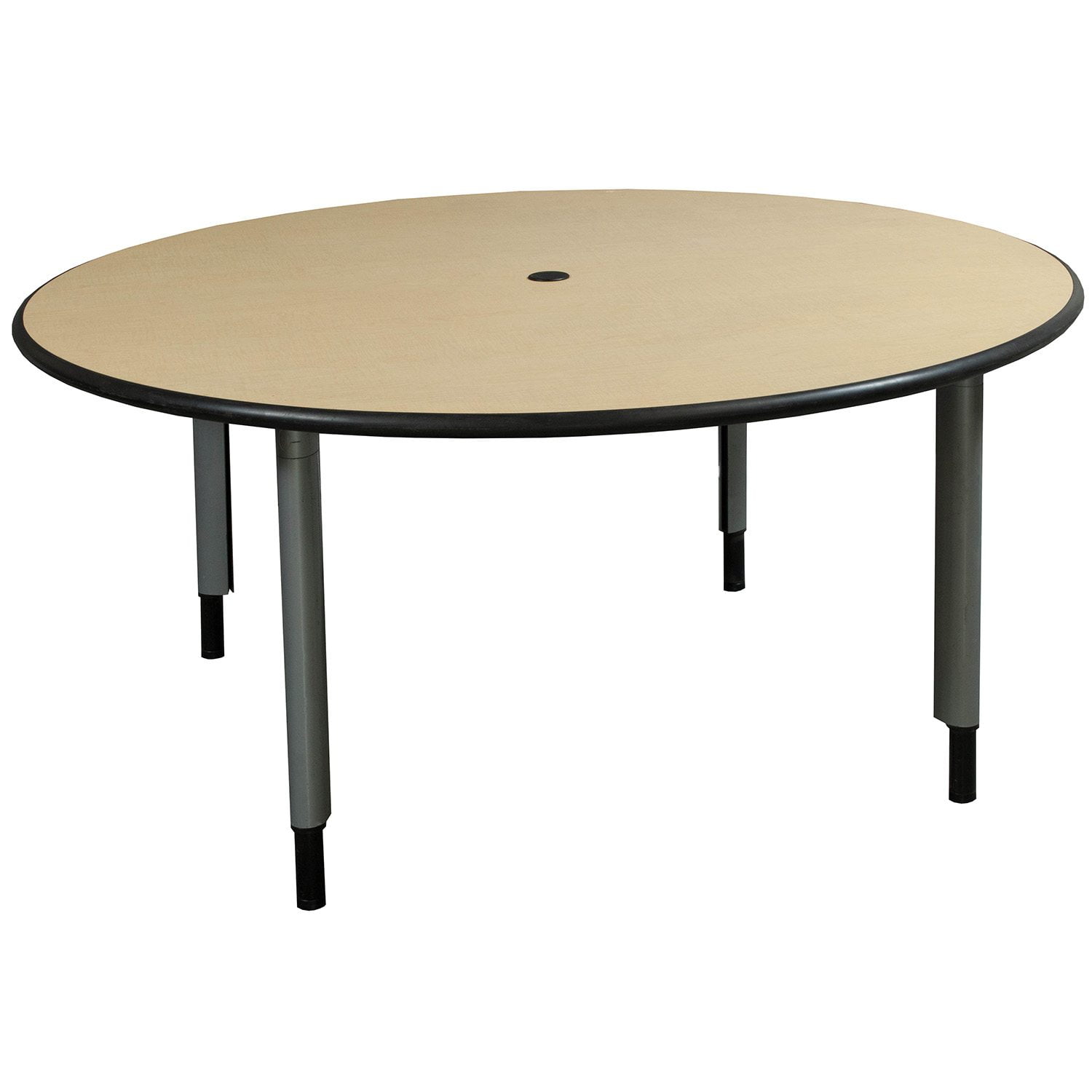 Steelcase Vecta Used Laminate 60 Inch Round Table, Maple - National ...
