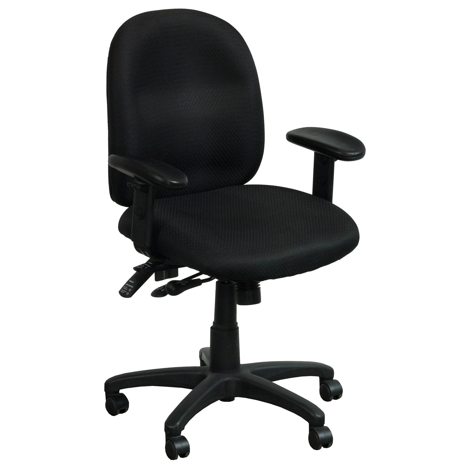Used Multifunctional Task Chair, Black Pattern - National Office ...
