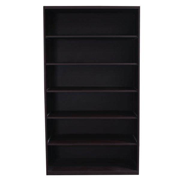 Teknion Used 76 Inch Metal Bookcase, Espresso - National Office ...
