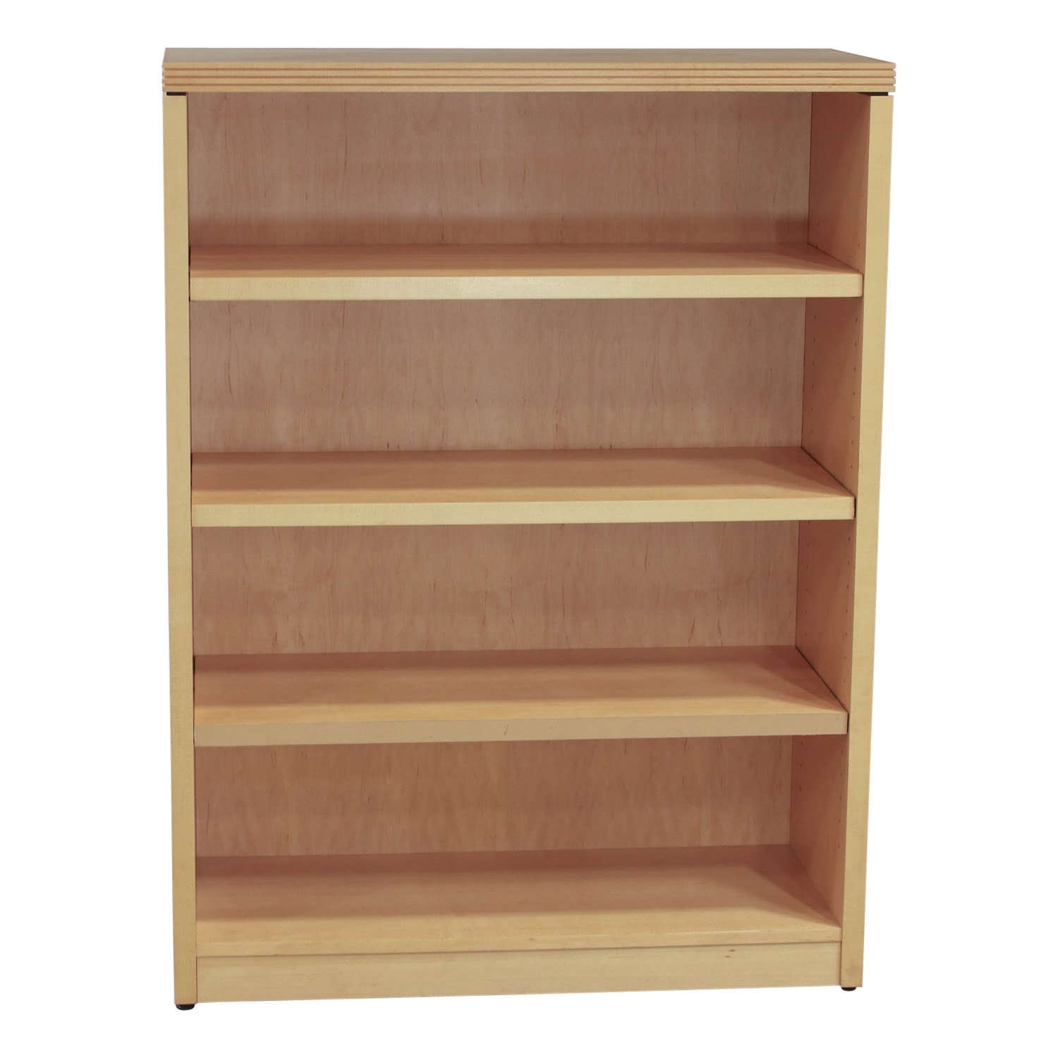 Teknion Used 48 Inch Laminate Bookcase, Maple - National Office ...