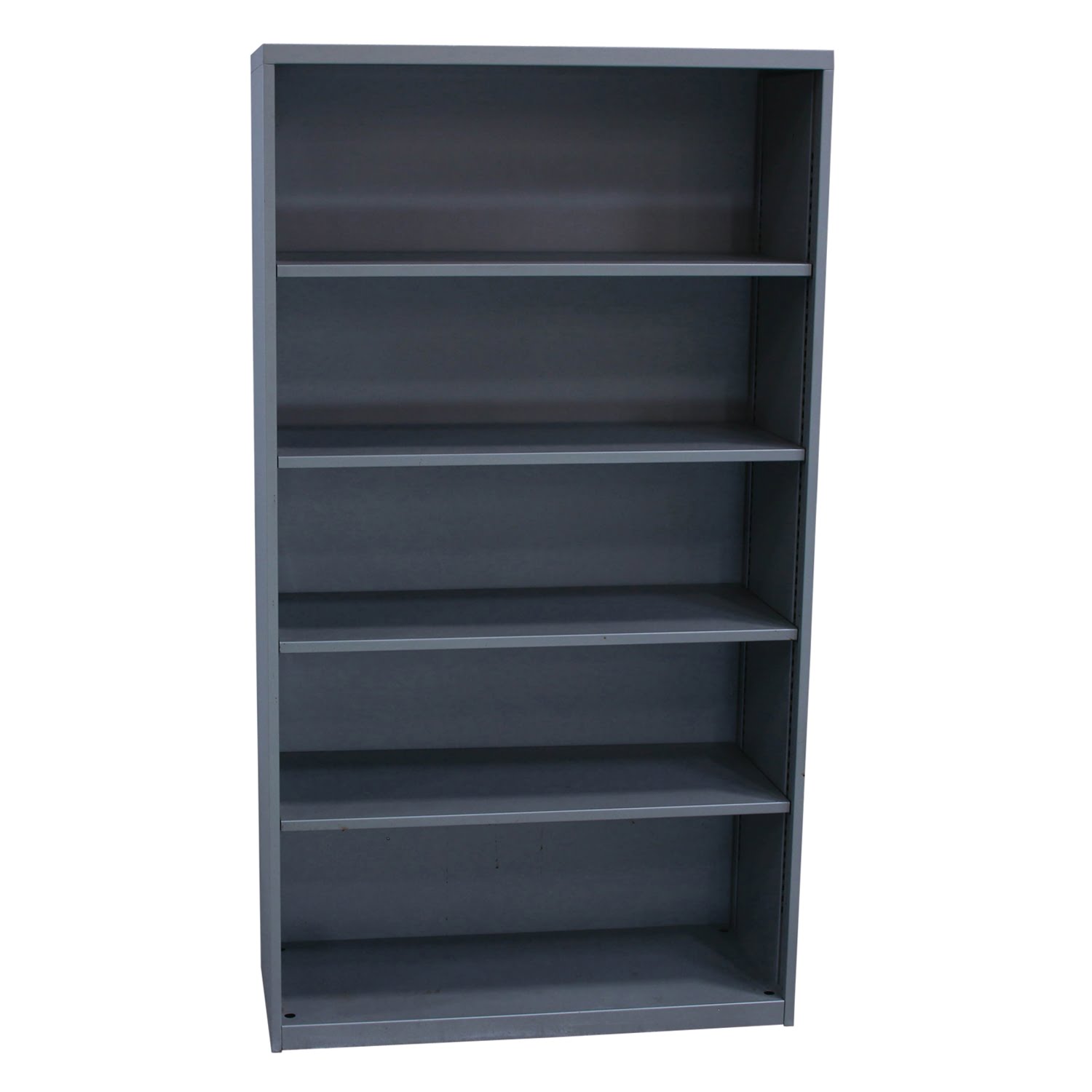 Teknion Used 66 Inch Metal Bookcase, Silver - National Office Interiors ...