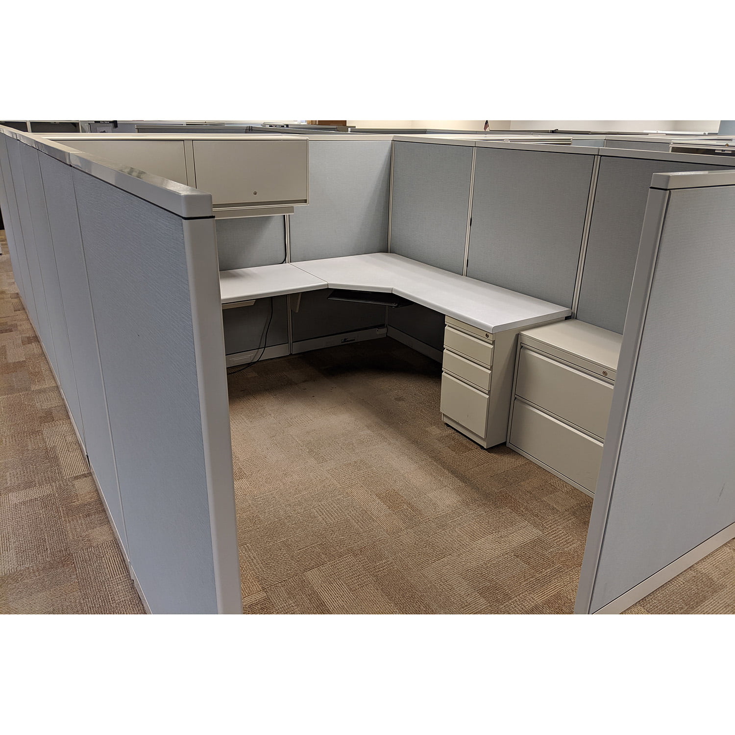 8x9.5 Steelcase Avenir Used Cubicles, Gray - Sold in Pods - National ...