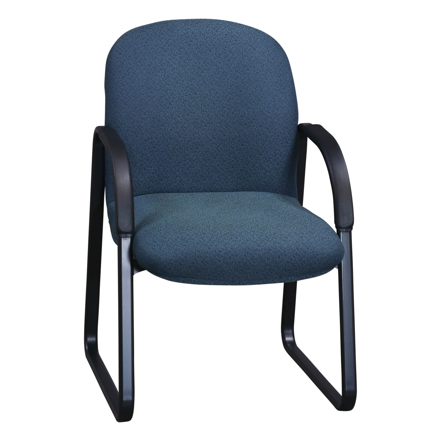 Hon Used Sled Based Guest Chair, Blue Pattern - National Office ...